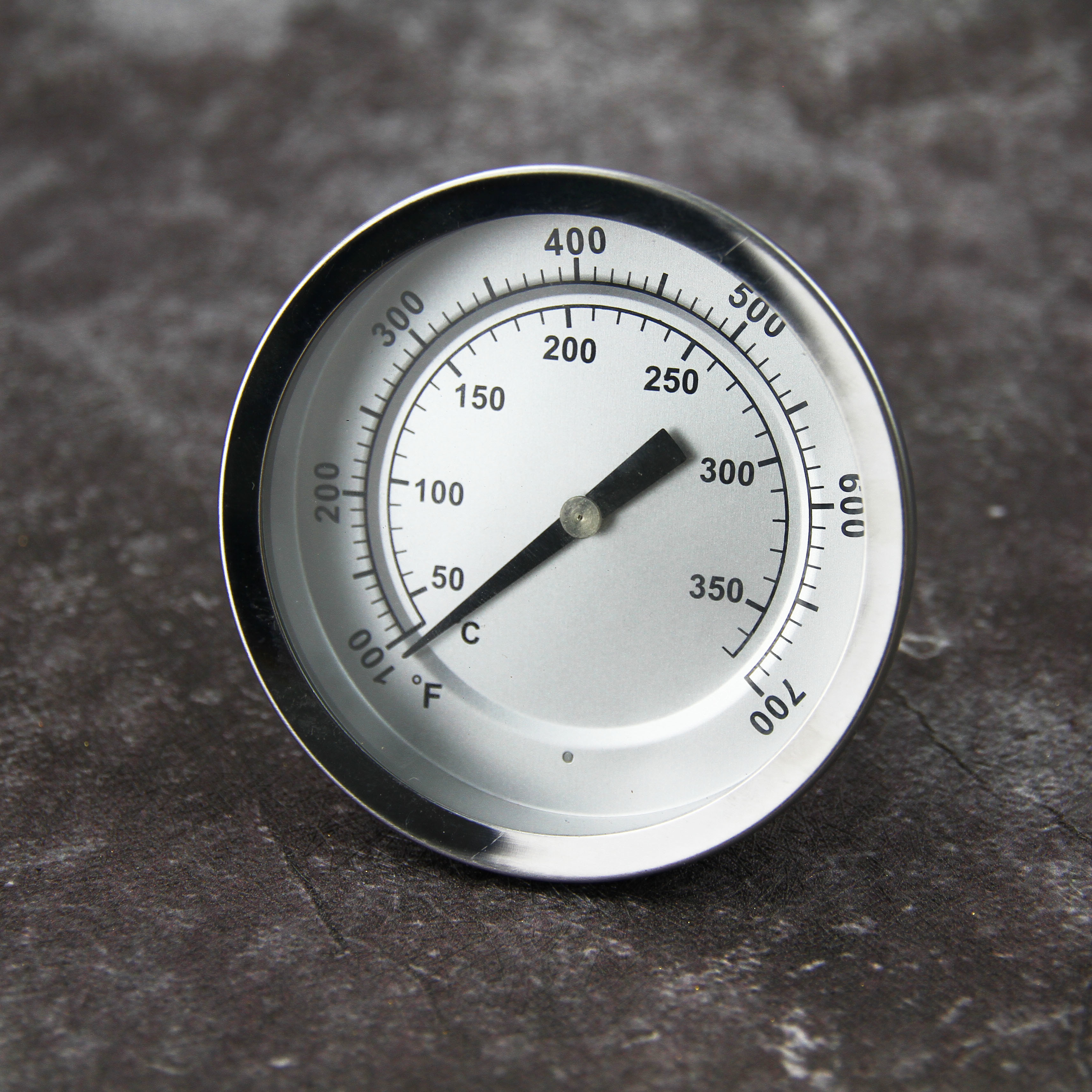 Round Shape OEM Thermometer Glow In The Dark Dial Type ISO9001 For BBQ Oven